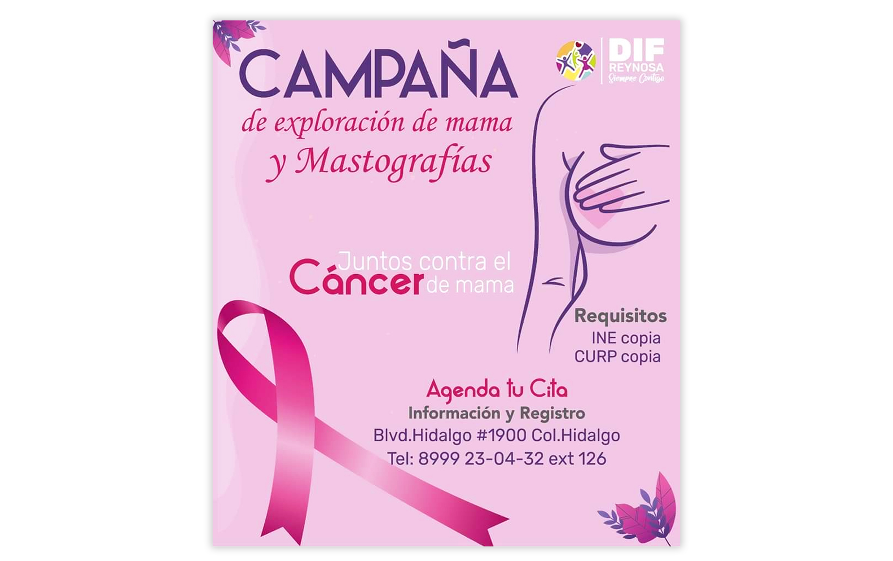 Inicia Dif Reynosa Campaña De Exploración Y Mastografías Dif Reynosa
